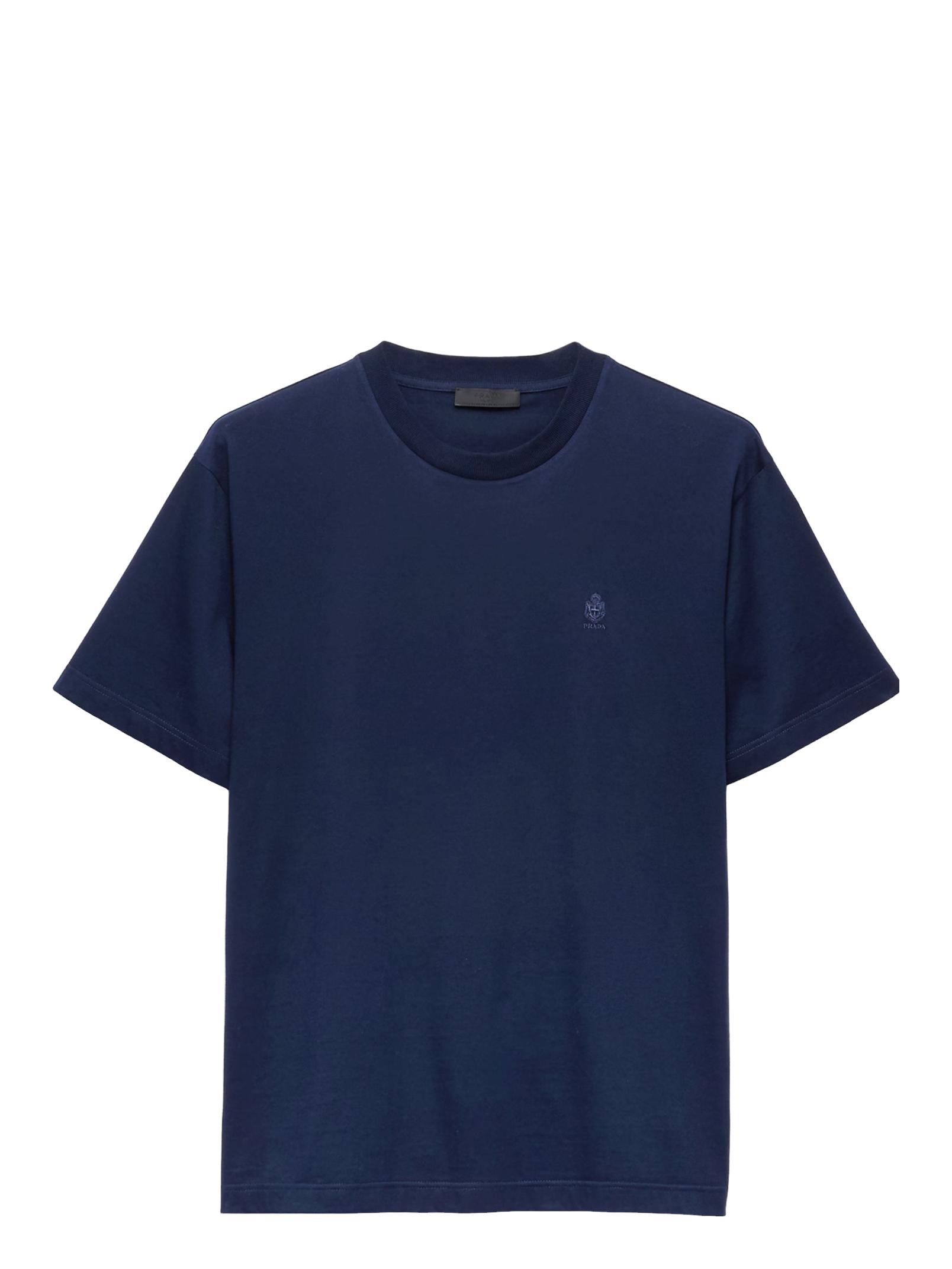 PRADA Prada Logo Detailed Crewneck T-Shirt